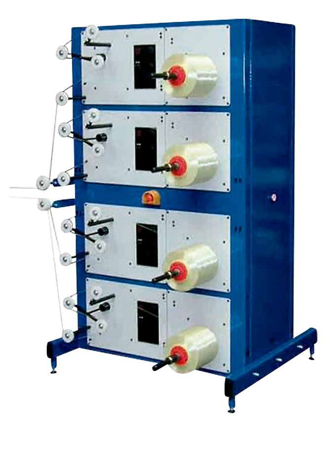 Pay-offs for optical fibers and industrial yarn