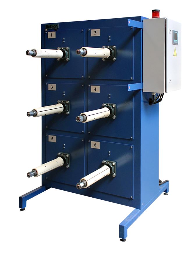 Pay-offs for optical fibers and industrial yarn