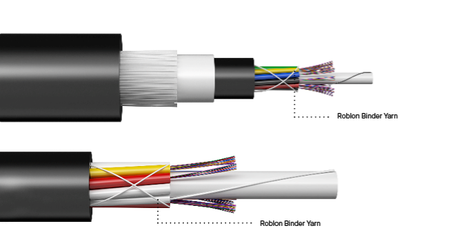 Ultra-low shrinkage polyester binder yarn