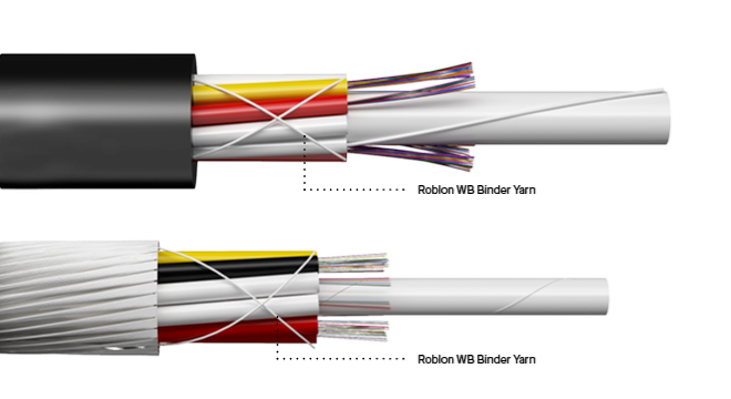 Ultra-low shrinkage polyester binder yarn